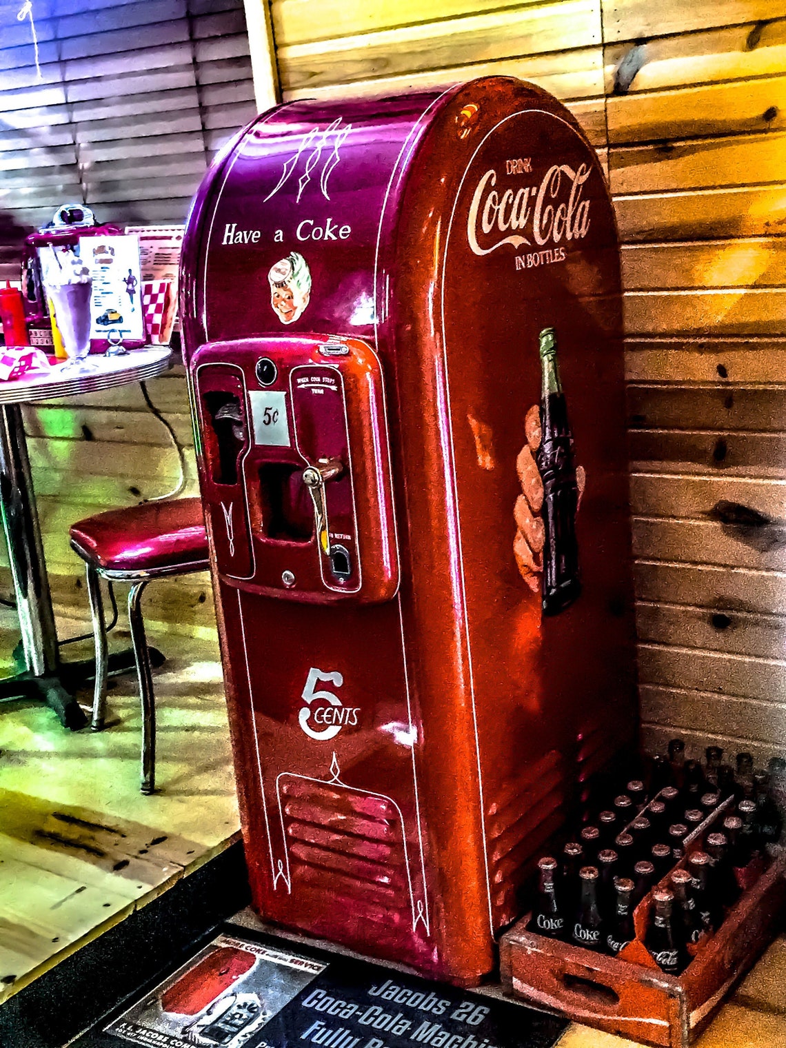 Vintage Coca-cola Machine digital Download - Etsy