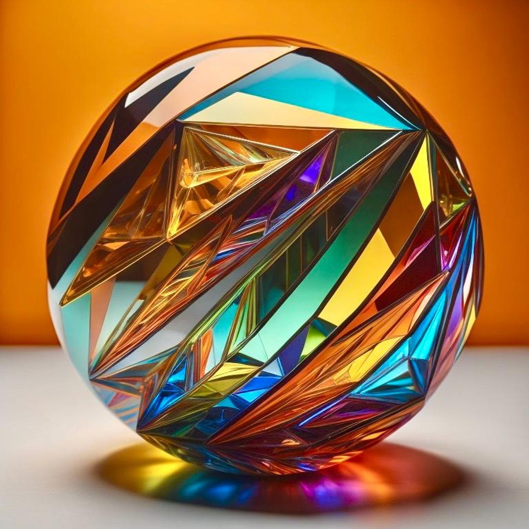 Rainbow Sphere-6 (DIGITAL DOWNLOAD for PRINT) - Etsy