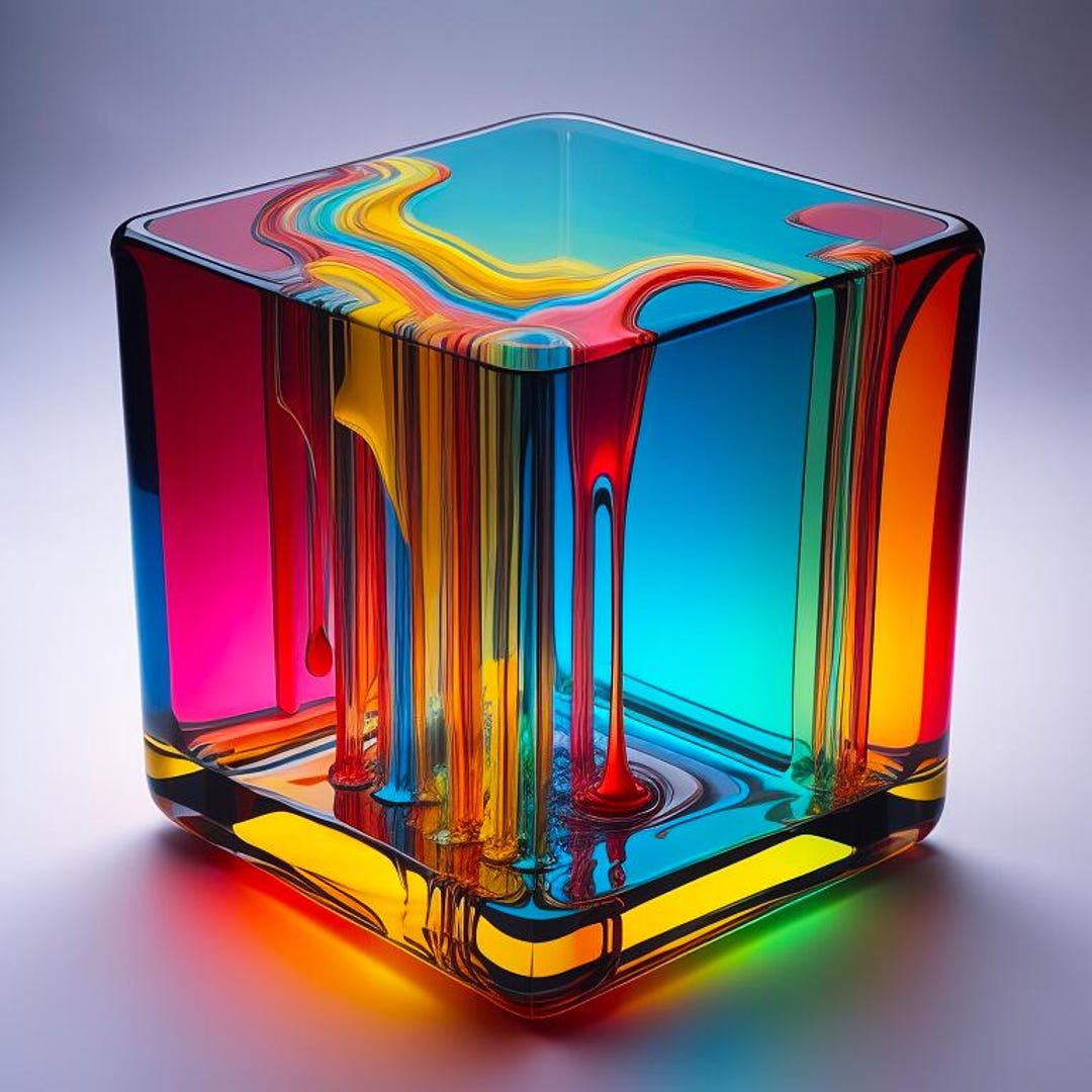 Liquid Cube-3 (DIGITAL DOWNLOAD for PRINT) - Etsy