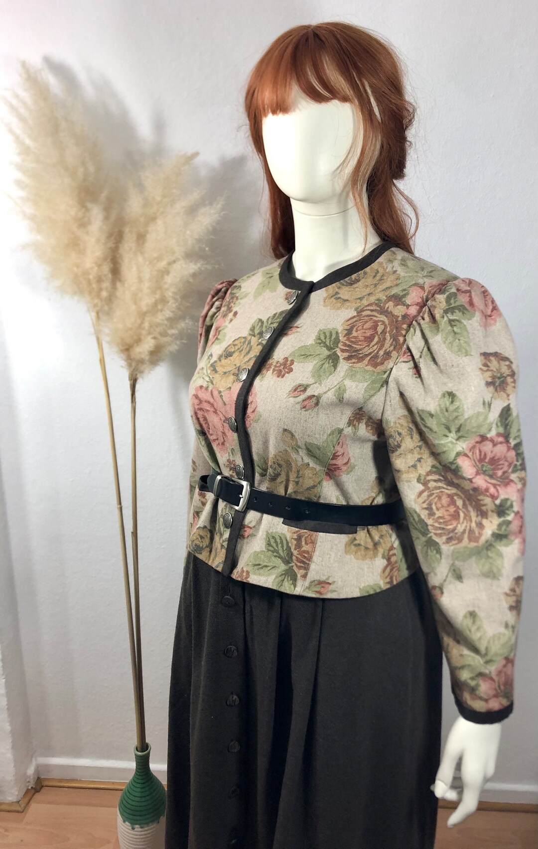Vintage Traditional Jacket Blazer Wool Size 46-48/ US 14-18 >please ...