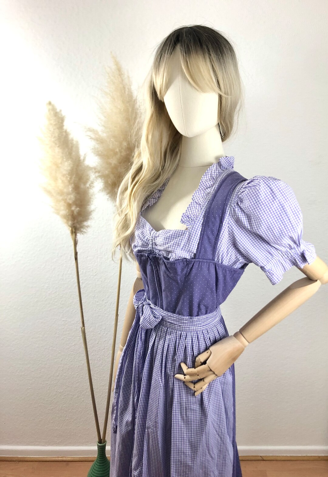 Dirndl Midi 3-piece Purple Size. 38/US 6 please Note Dimensions - Etsy