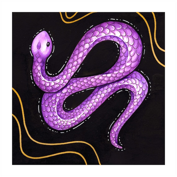 Purple Snake Wallpaper