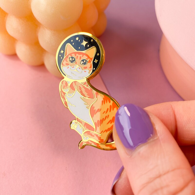 Kawaii Enamel Pin - Etsy