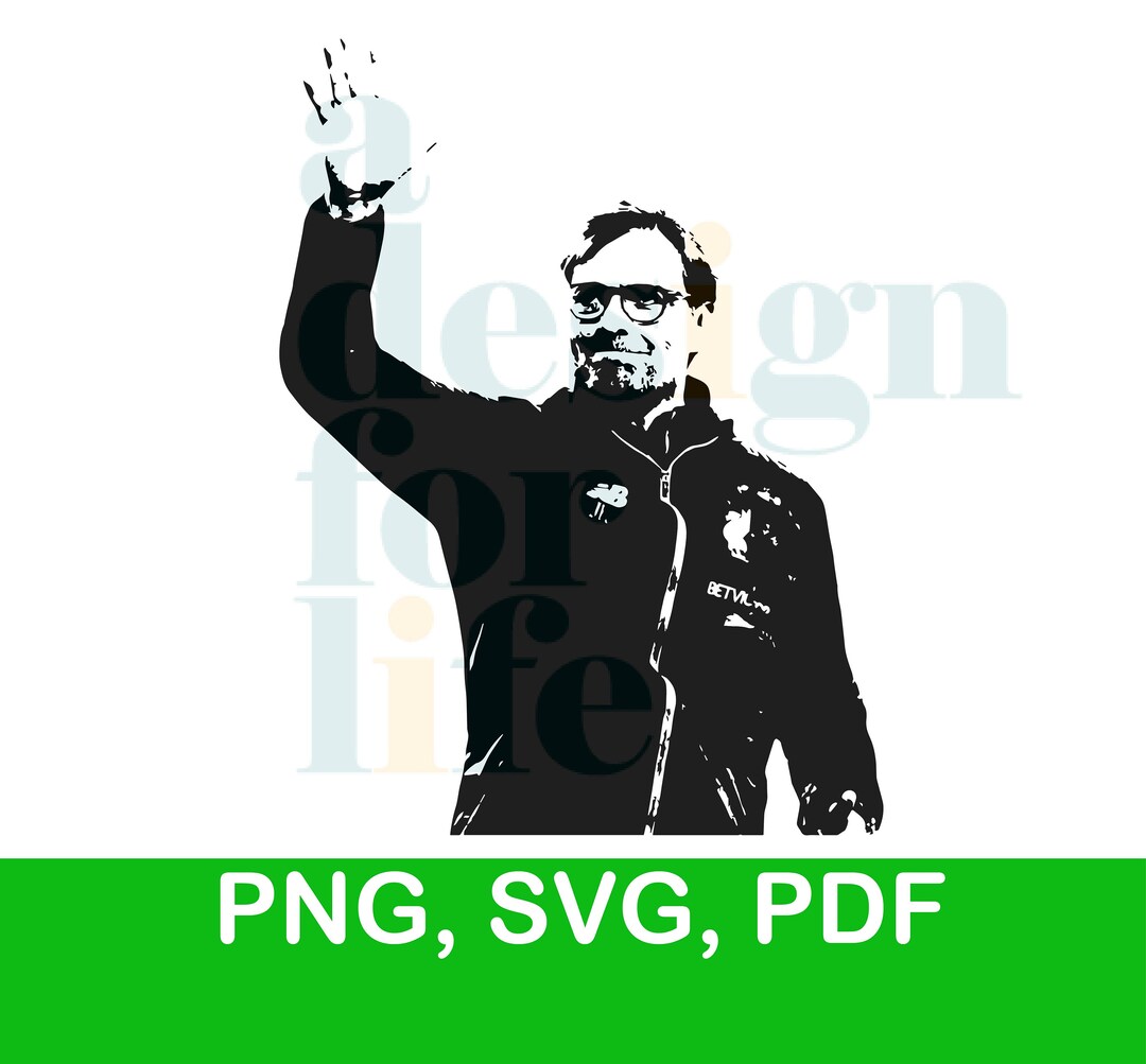 Klopp Custom Stencil, Klopp PNG, Klopp SVG, Klopp PDF, Klopp, Klopp ...