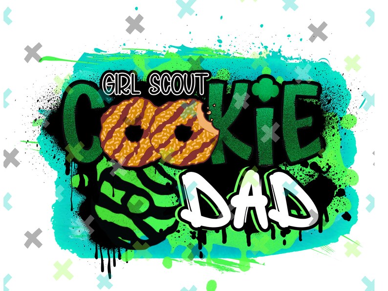 Girl Scout Father's Day Cookie Dad Girl Scout Cookies - Etsy