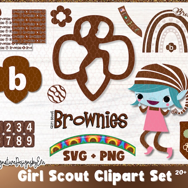 Girl Scout Brownie - Etsy