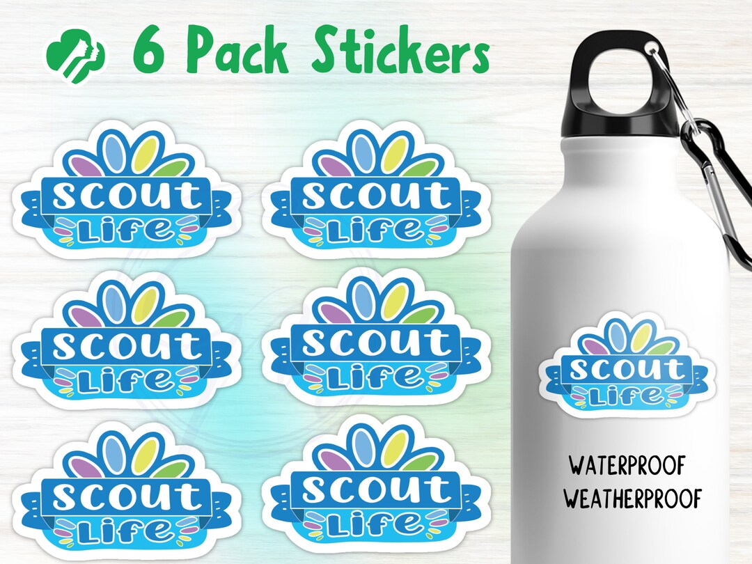 Girl Scout Daisy Stickers, Girl Scout Scout Life, Water Bottles/laptop ...