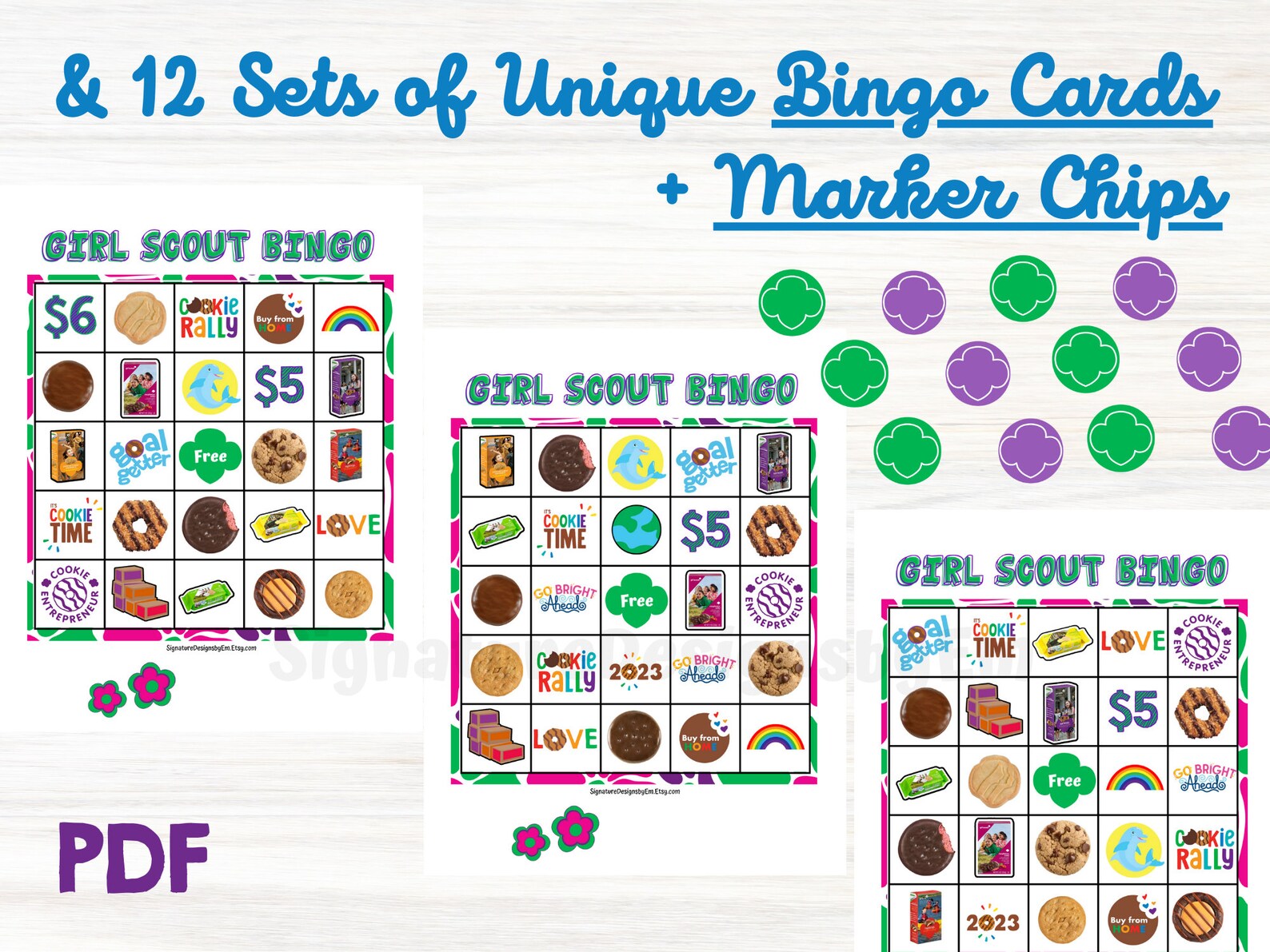 Girl Scout Bingo Printable Activity for Daisy Brownie - Etsy UK