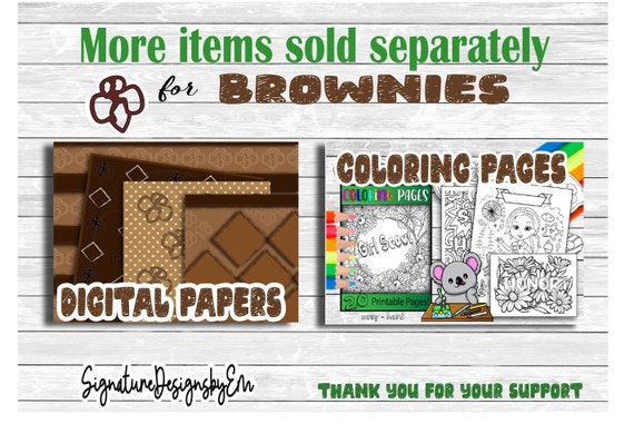 Brownie Elf Printable Pages