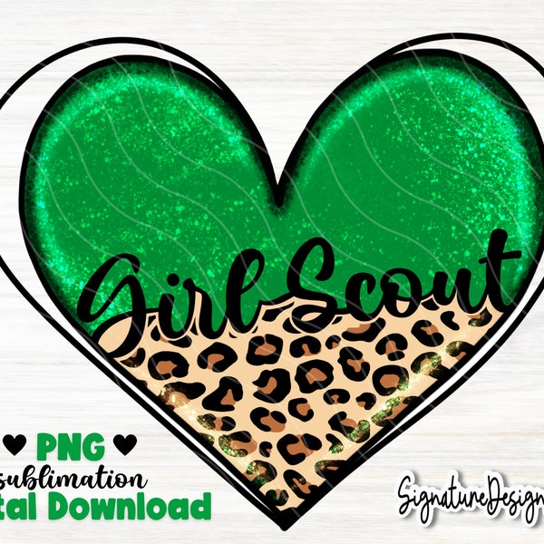 Girl Scout Heart Svg - Etsy