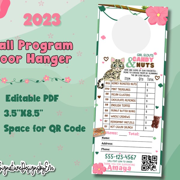 Girl Scout Fall Product Flyer - Etsy