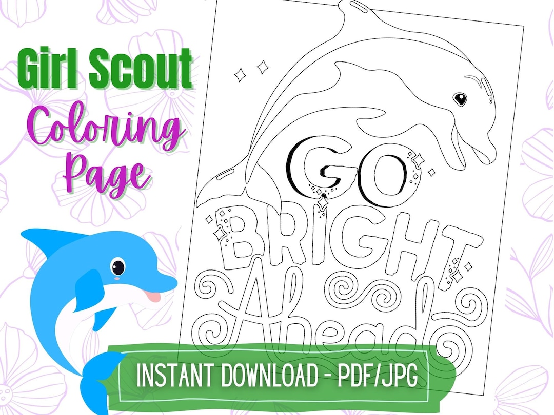 Printable Girl Scout Cookie Coloring Pages