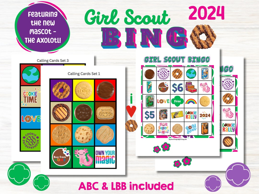Girl Scout Bingo, Printable Activity for Daisy, Brownie, Juniors ...
