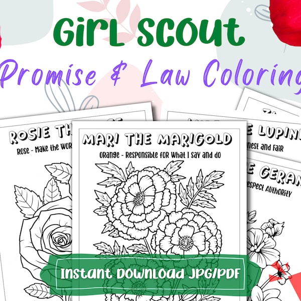 Girl Scout Promise - Etsy