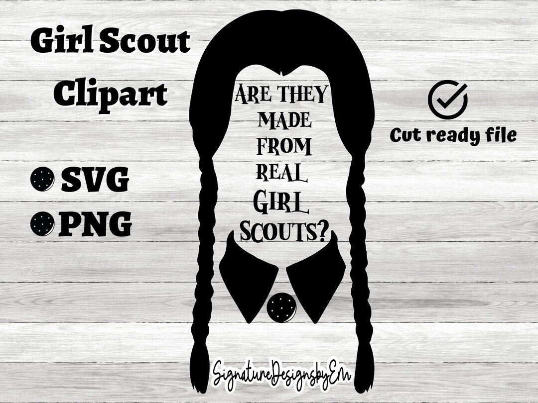 Girl Scout SVG, Clipart, Cricut Cut File, Silhouette, Girl Scout SVG ...