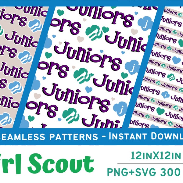 Girl Scout Seamless - Etsy