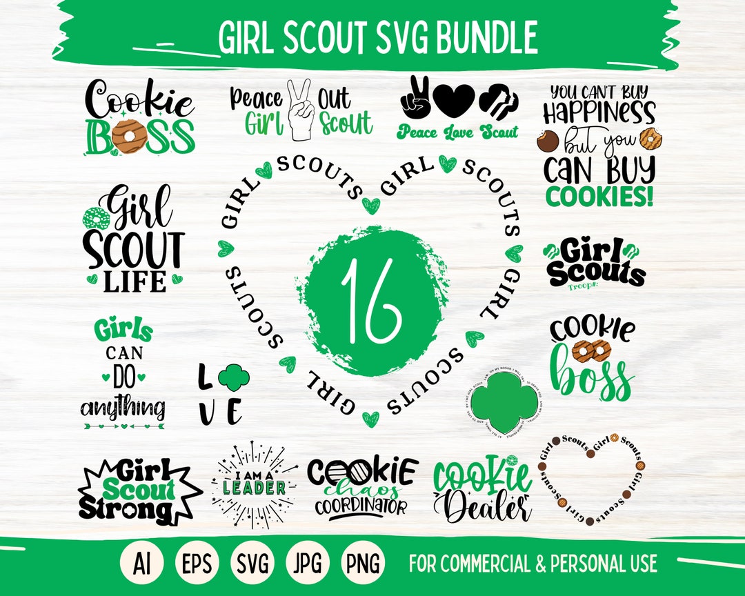 Girl Scout Svgs, Girl Scout Sayings Logo, Girl Scout PNG SVG Clipart ...