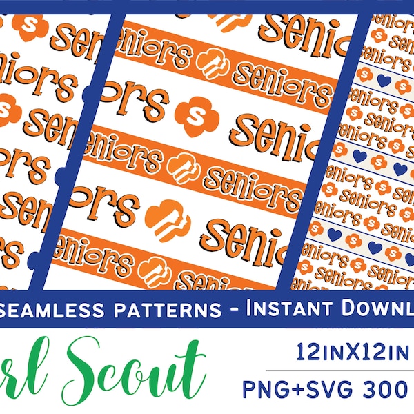 Girl Scout Seamless - Etsy