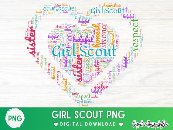 Girl Scout Word Cloud