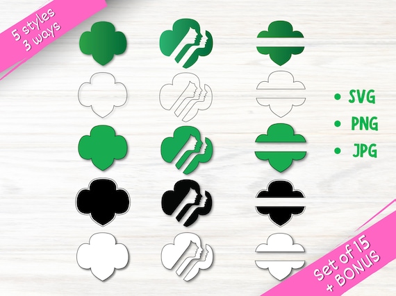 Girl Scout Trefoil Clipart
