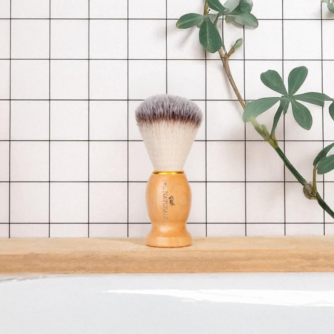 Grooming Accessory Gift, Mens Shaving Brush, Gift for Him, Bamboo ...