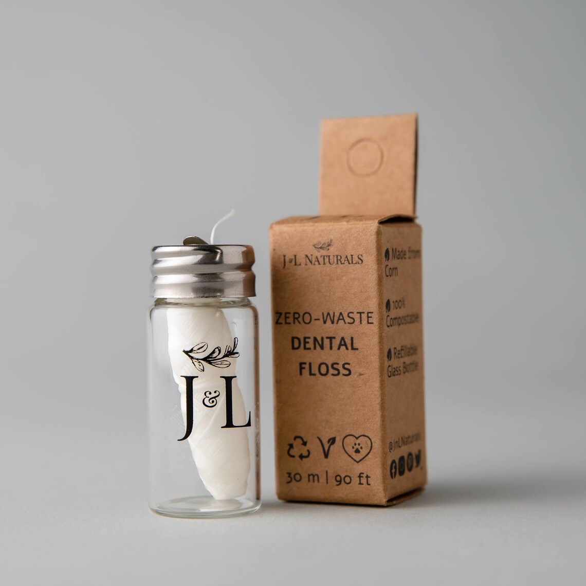 Vegan Teeth Floss, Sustainable Dental Care, Biodegradable Teeth Floss ...