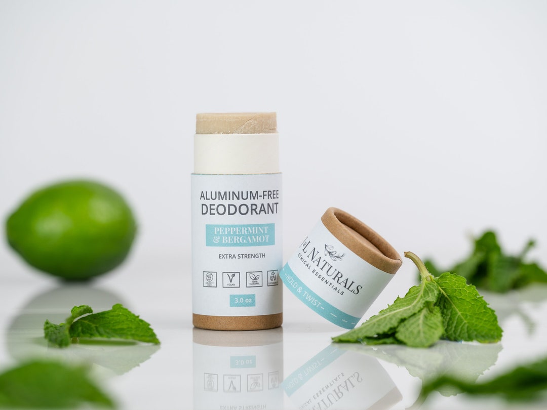 Peppermint + Bergamot | Zero Waste Deodorant for Sensitive Skin | All ...
