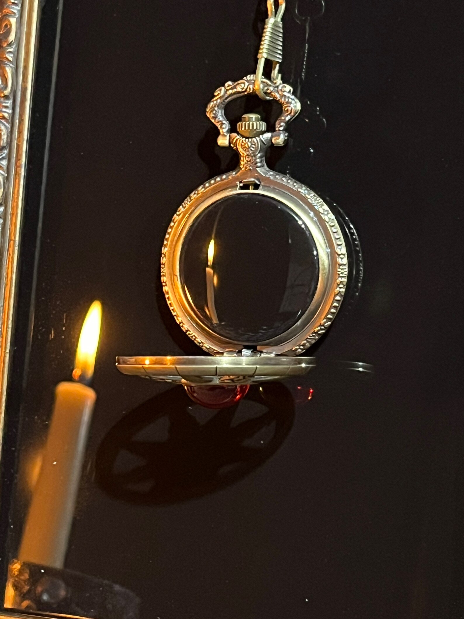 Scrying Mirrors Pocket Watch Scrying Mirror - Etsy