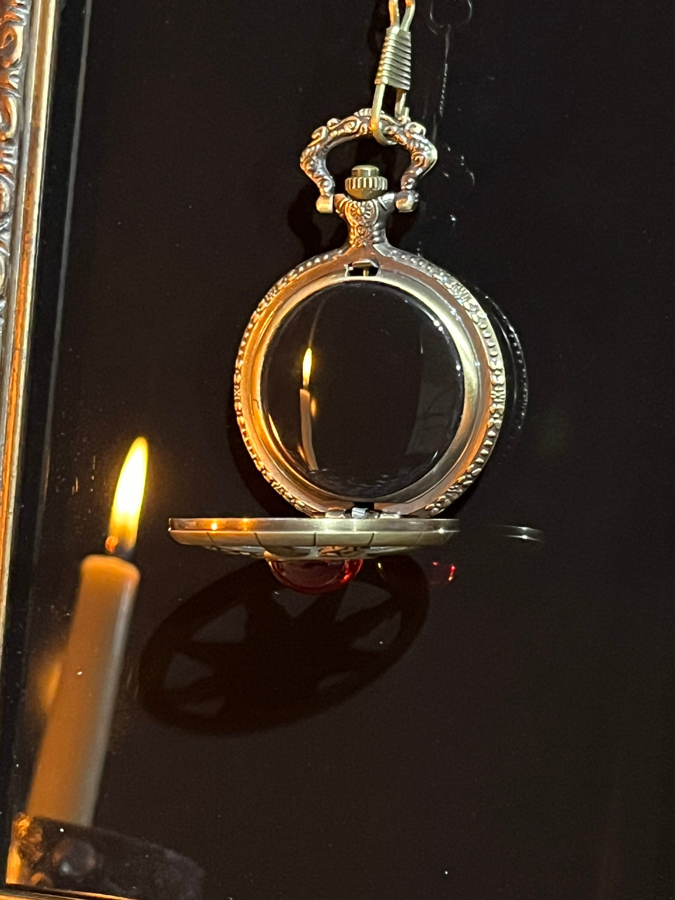 Scrying Mirrors Pocket Watch Scrying Mirror - Etsy