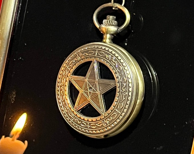 Scrying Mirrors Pocket Watch Scrying Mirror - Etsy