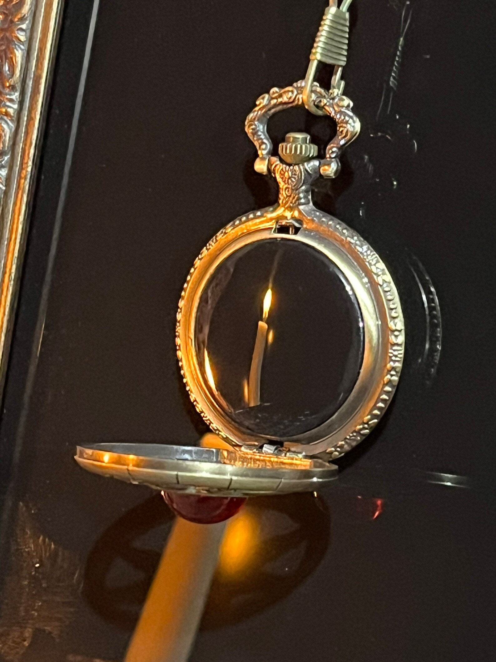 Scrying Mirrors Pocket Watch Scrying Mirror - Etsy