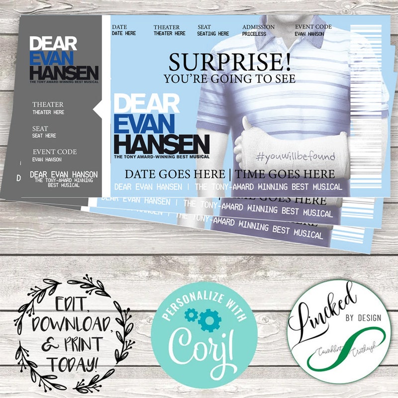 Dear Evan Hansen - Etsy