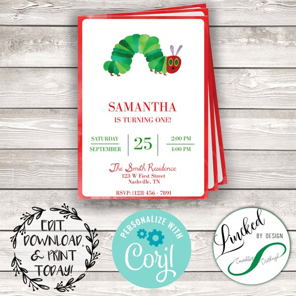 Caterpillar Theme - Etsy