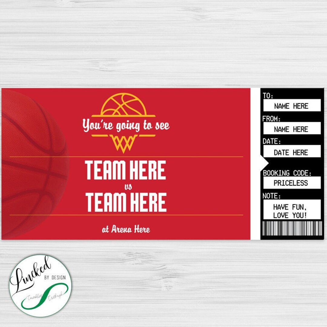 Atlanta Hawks Themed | NBA Keepsake Event Ticket - Etsy