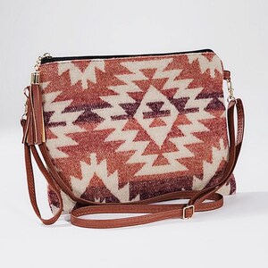 Aztec Print Crossbody Bag Handbag Wristlet Clutch Boho Navajo Boho ...