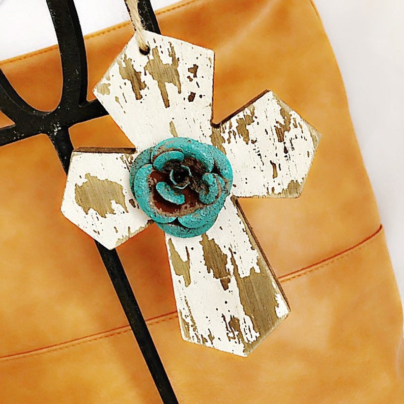 Wood Cross Wall Decor Boho Modern Rustic Farmhouse Style | Etsy