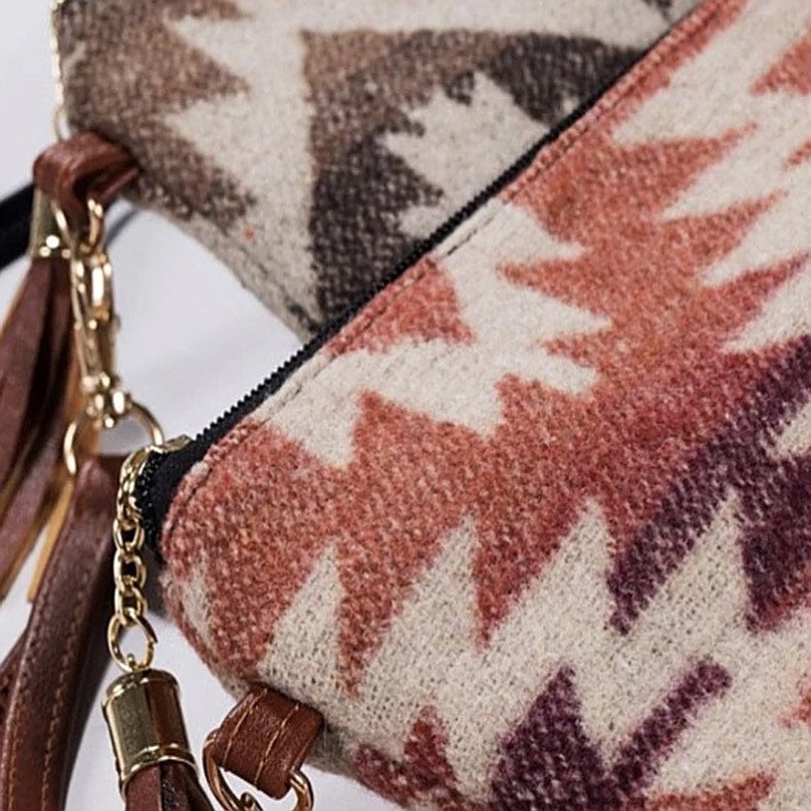 Aztec Print Crossbody Bag Handbag Wristlet Clutch Boho Navajo - Etsy