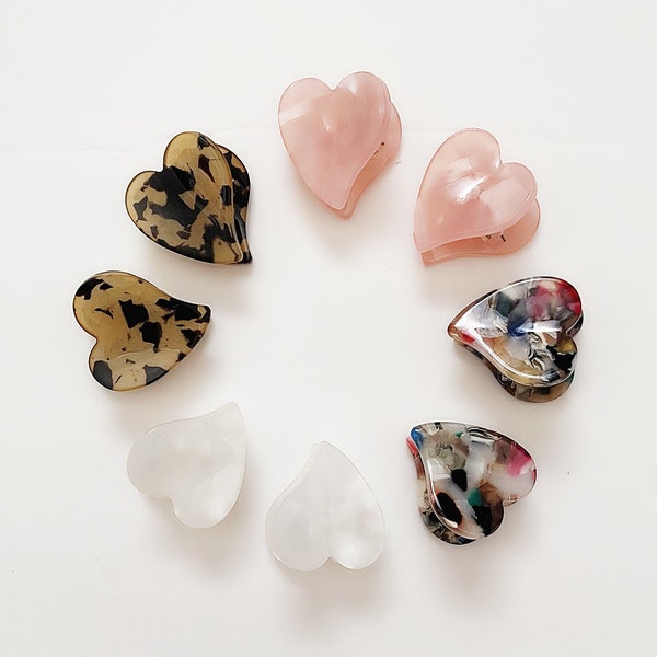 Heart Hair Pins - Etsy