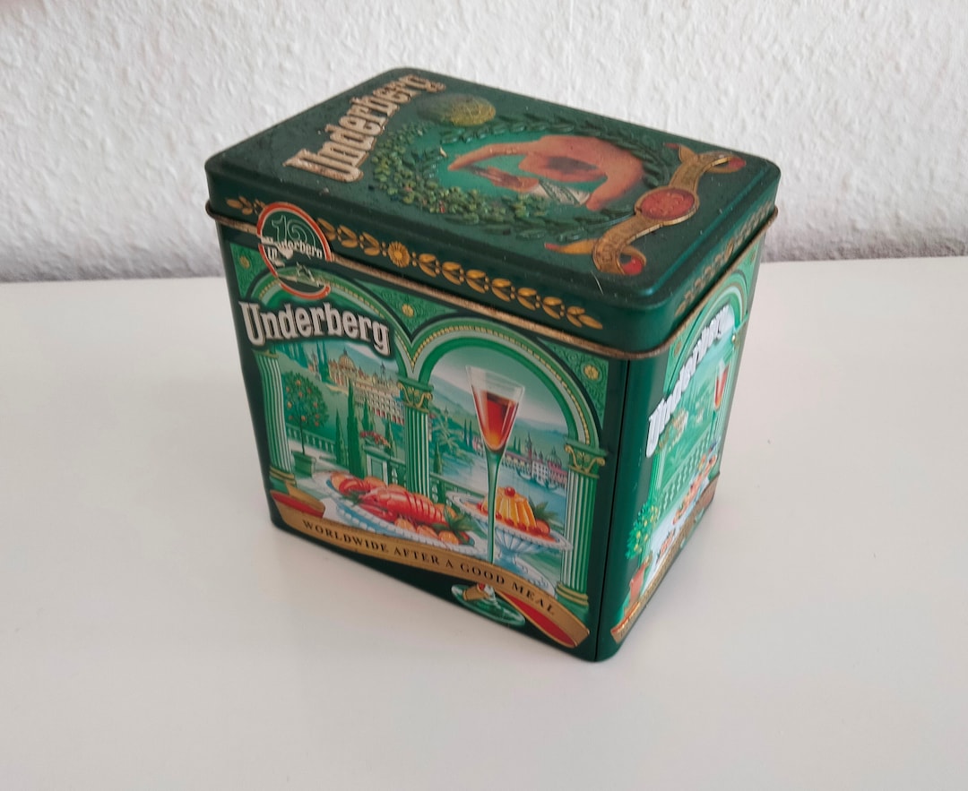 Collector Tin Underberg Schnaps Tin, 1998 Vintage, Retro Tin Collecting ...