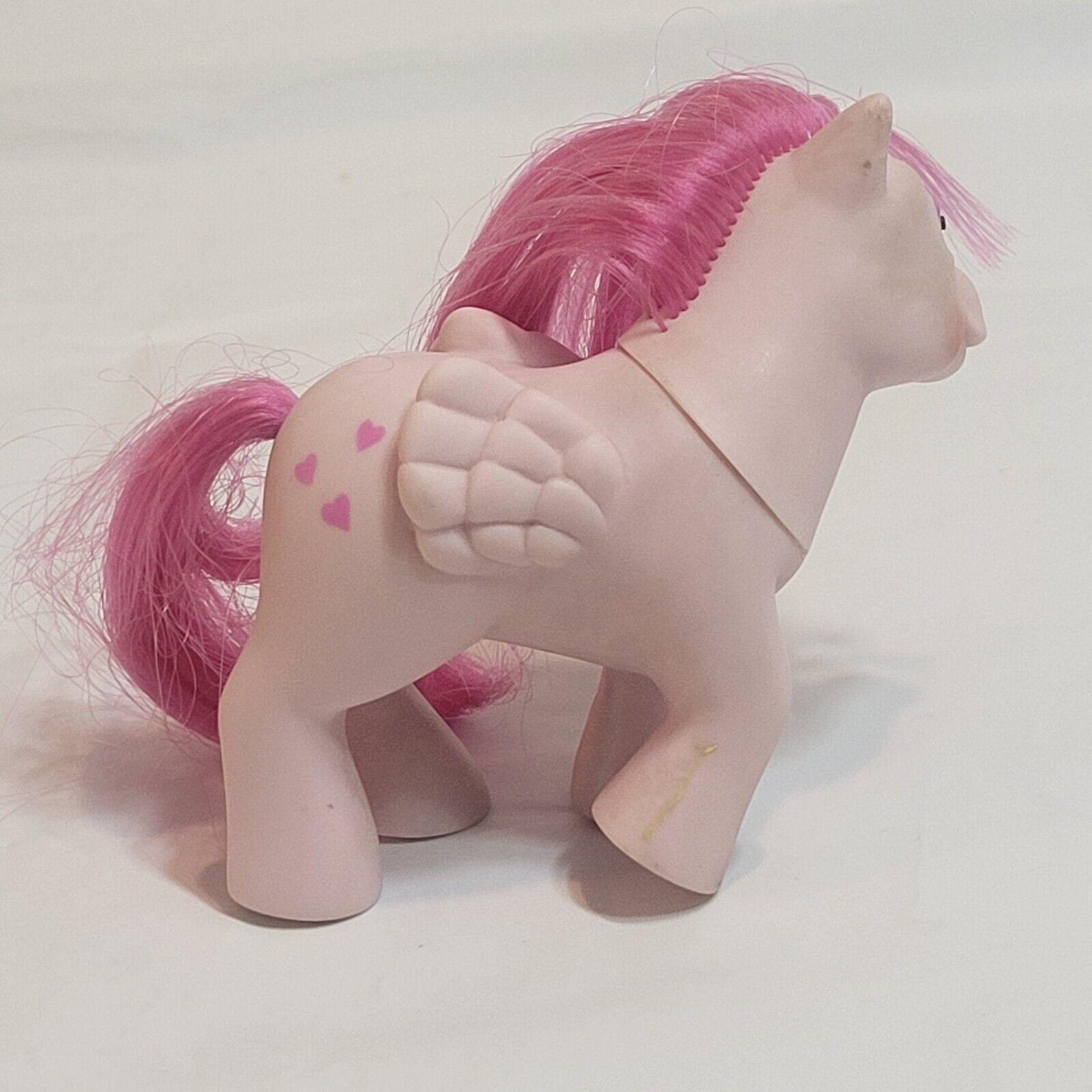 My Little Pony Vintage 1986 G1 Baby Heart Throb Pegasus Beddy Eyes Pink ...