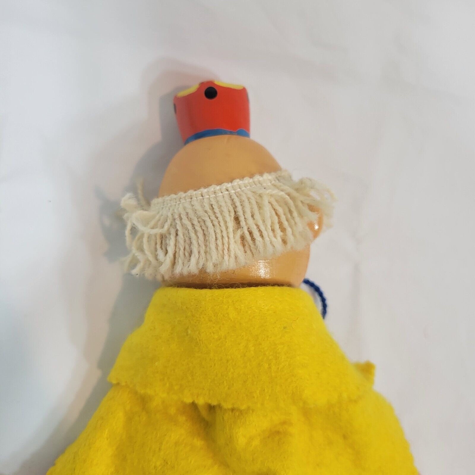 Vintage King Hand Puppet Wood Hand Painted Face Felt Body Play - Etsy