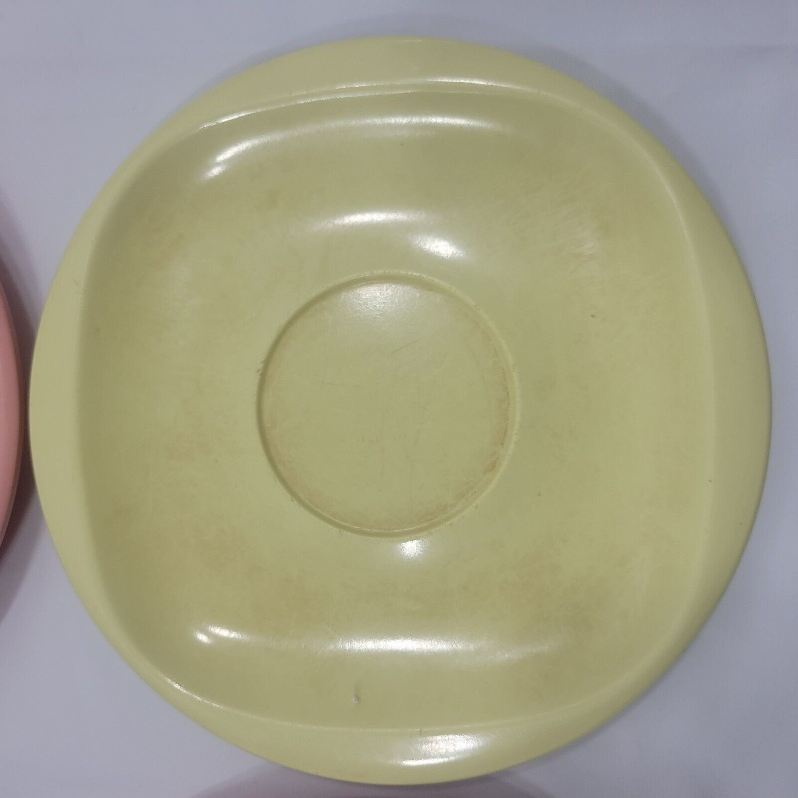 Vintage Boonton Ware 6" Melmac Plates Round Multicolor Set of 4 Pretend ...