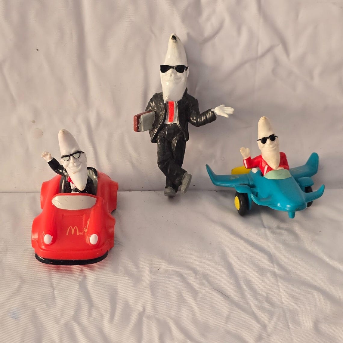 Vtg Mcdonalds Mac Tonight Moon Man Happy Meal Toys Car Plane Action ...