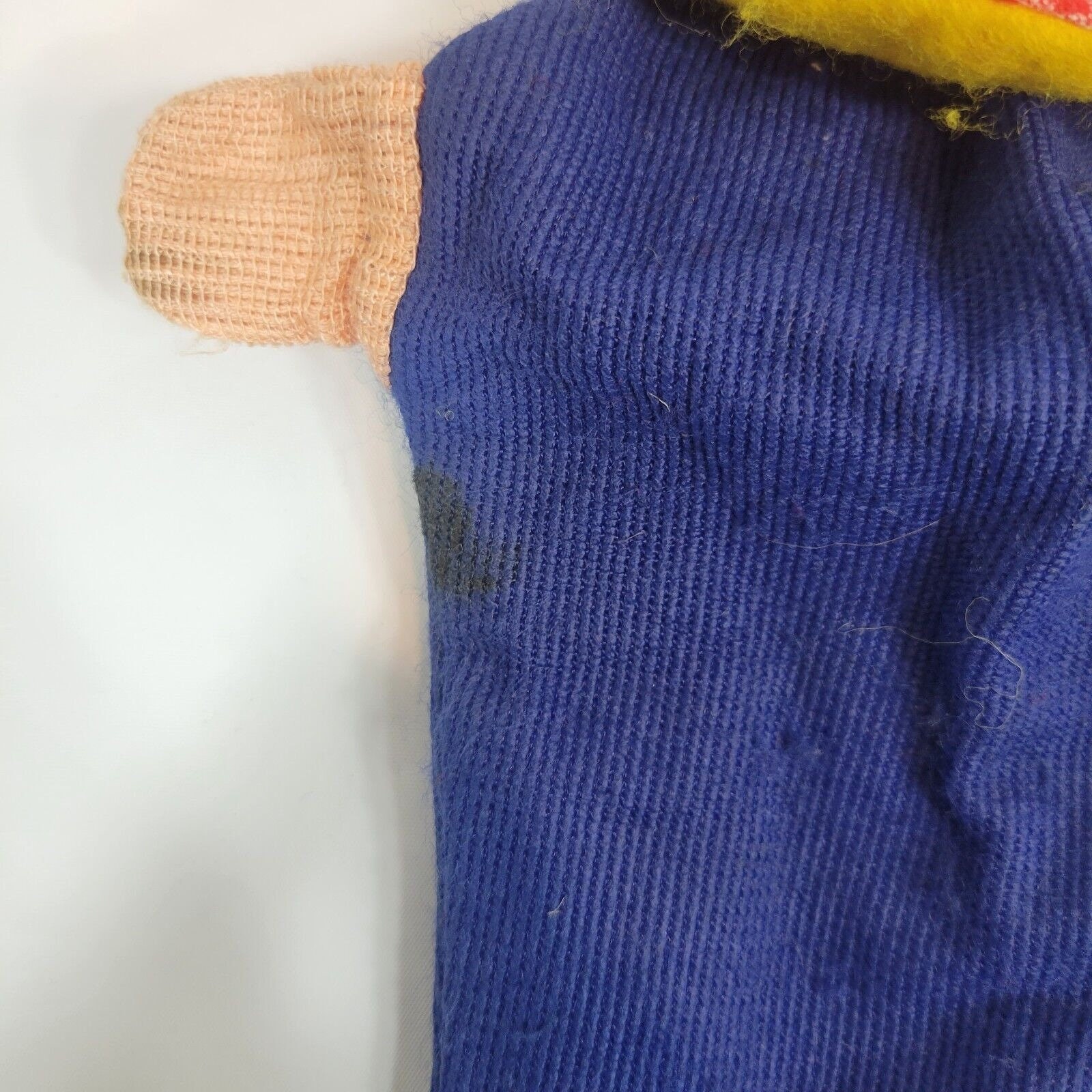 Vintage Pinocchio Puppet Hand Painted Wooden Face Yellow Hair - Etsy