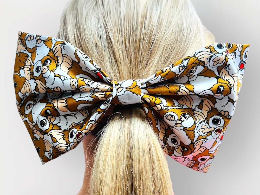 Gremlins Gizmo Oversized Hair Bow Handmade - Etsy