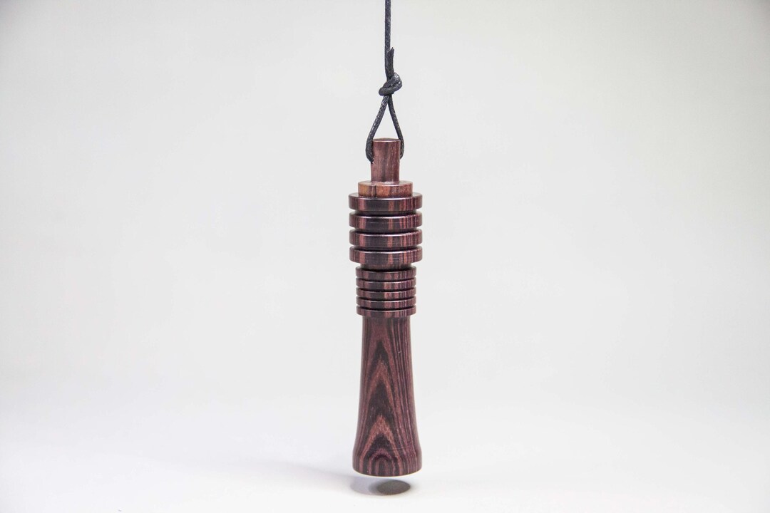 Rare Djed Column Divination Pendulum in Violet Wood (brazil), Weighted ...