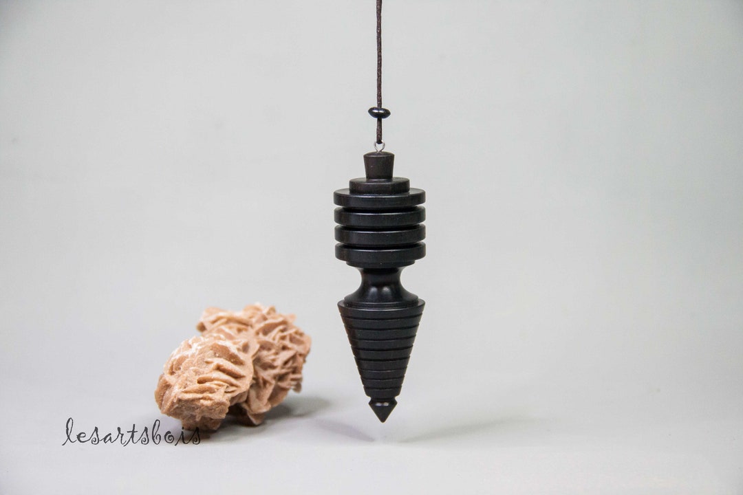 Rare Divinatory Pendulum in Black Ebony Wood (a Precious Wood From ...