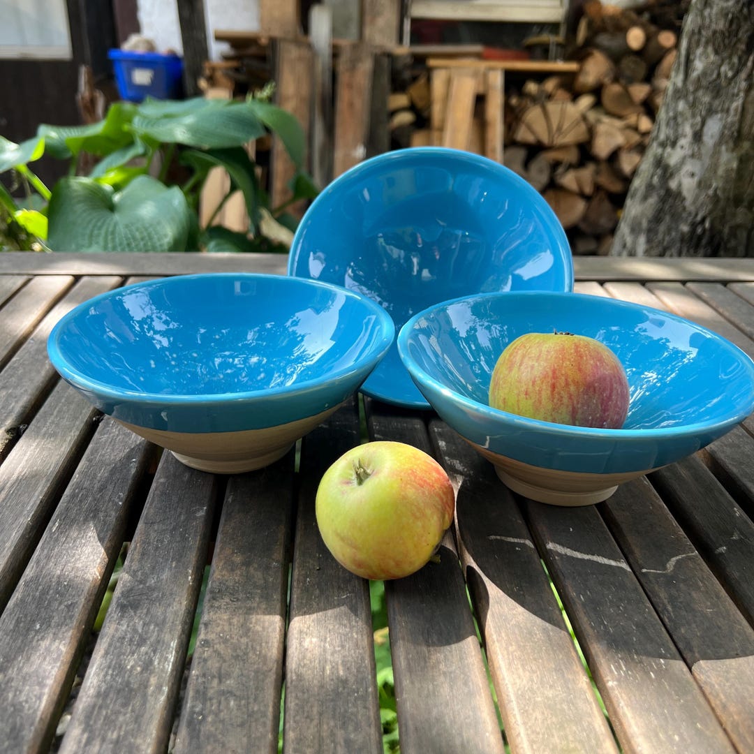 Set; Three Compote Bowls, Salad Bowls - Etsy