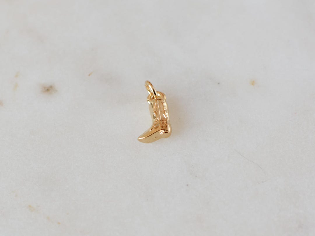 Cowgirl Boot Charm Waterproof Western Add on Pendant Cowboy Boot ...