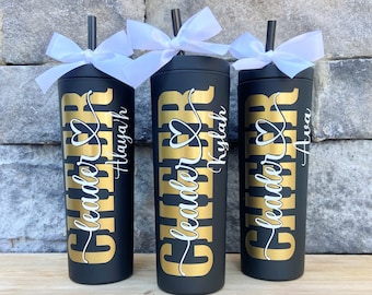 Cheer Tumbler Cheer Cup Gifts for Cheer Coach Cheer Cups - Etsy
